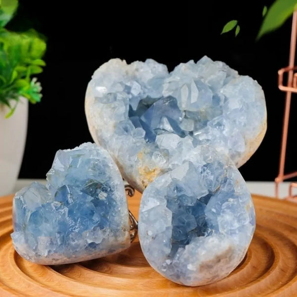 Natural Blue Cave Original Stone Ornament Wishing Make a Wish Home Dec ...