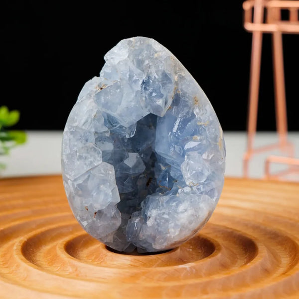 Natural Blue Cave Original Stone Ornament Wishing Make a Wish Home Dec ...