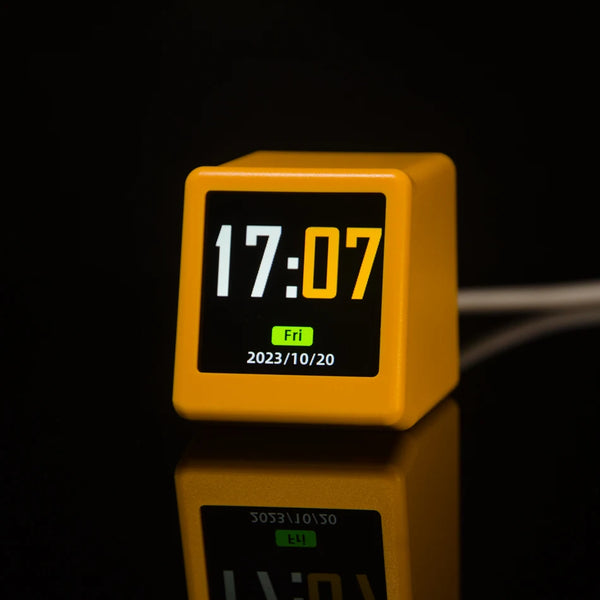 GeekMagic Ultra Smart WiFi Weather Forecast Station Bed Clock for Desk ...