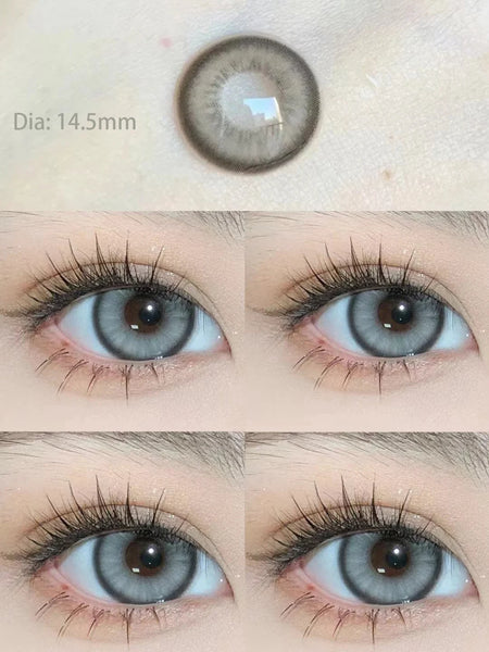 2pcs/pair Unique Lenses 10 Colors Contact Lenses for Eyes with Diopter ...