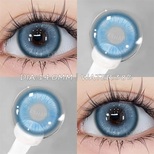 1pair New Colored Lenses for Eyes Blue Eye Contacts Green Contact Lens ...