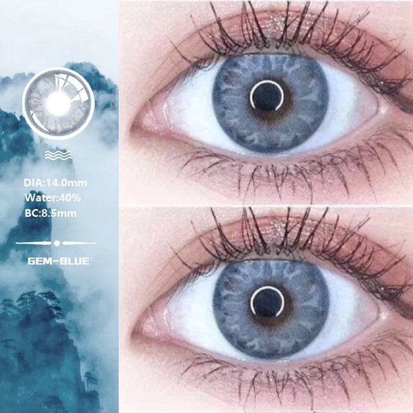 Colored Contacts Yearly Eye Contacts DANUBE Contact Lenses For Eyes Pu ...