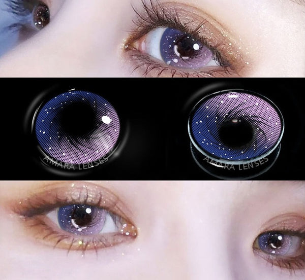 Eye Contact Lenses 2pcs/pair DIAMOND Color Contact Lens Eye Color Cosm ...