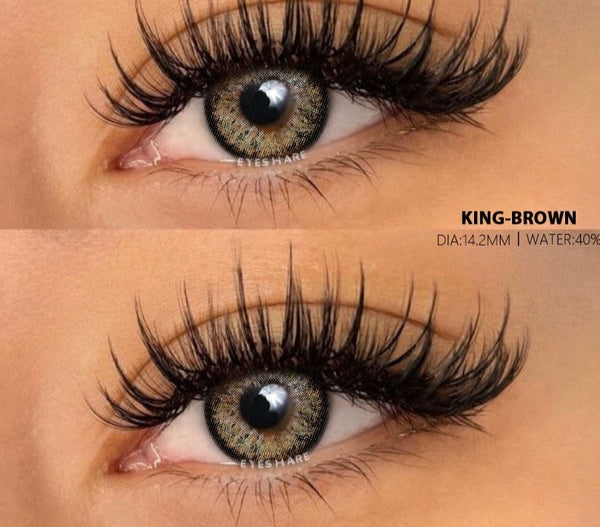 1 Pair Natural Color Lens Eyes Yearly Color Contact Lenses for Eyes Be ...