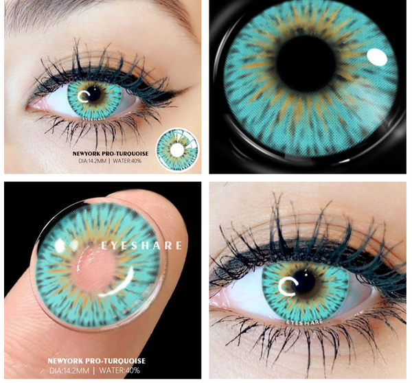 2pcs Colored Contact Lenses For Eyes Cosplay Colored Lenses Blue Conta ...